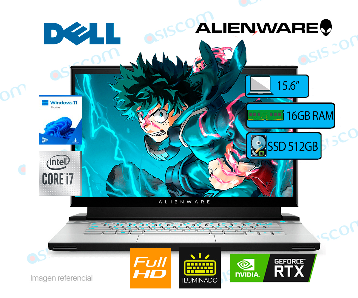 Laptop Dell Alienware M15 R4 Gaming Intel Core I7 10870h Ram 16gb Ssd